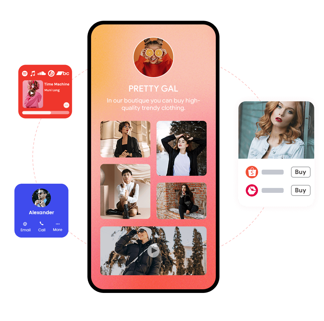 The Many Types of Instabio | Link in bio - Best Link In Bio Tool